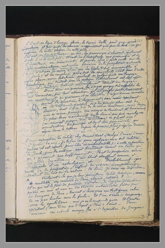 Texte manuscrit et croquis de silhouettes - Paul Gauguin | Musée d'Orsay