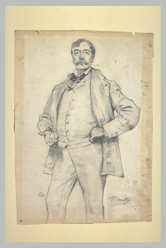 Portrait d'homme - Paul Mathey | Musée d'Orsay