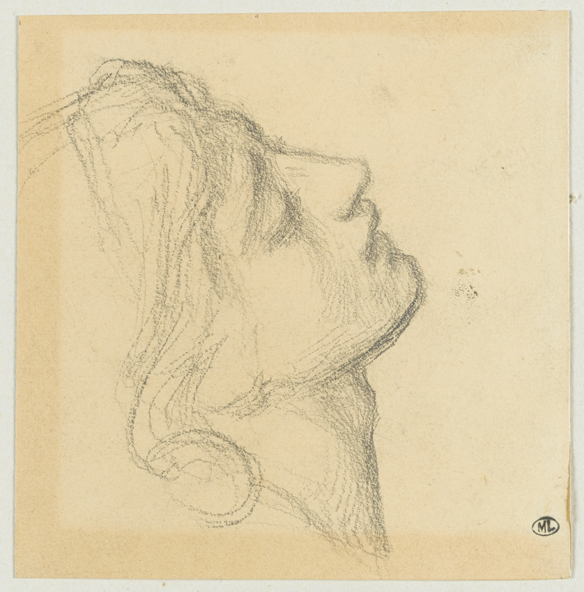 Tête d'homme - Henri Regnault | Musée d'Orsay