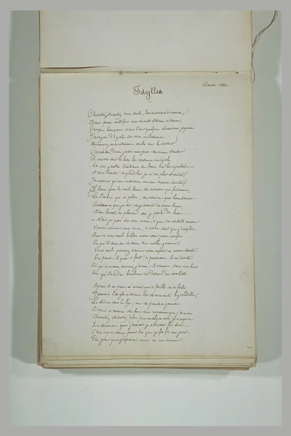 Poème : 'Idylles' - Marc Louis Emmanuel Solon | Musée d'Orsay