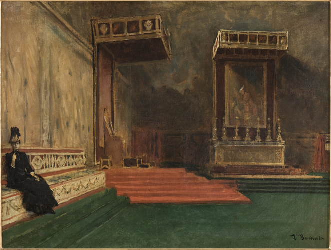 Intérieur de la chapelle Sixtine - Léon Bonnat | Musée d'Orsay