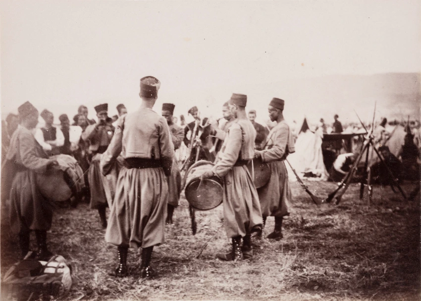 La Nouba des tirailleurs, camp militaire en Kabylie - Anonyme | Musée d ...