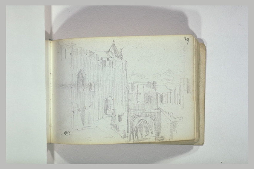 Remparts d'une ville - Pierre Andrieu | Musée d'Orsay