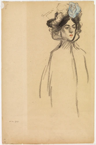 Portrait de femme - Théophile Alexandre Steinlen | Musée d'Orsay