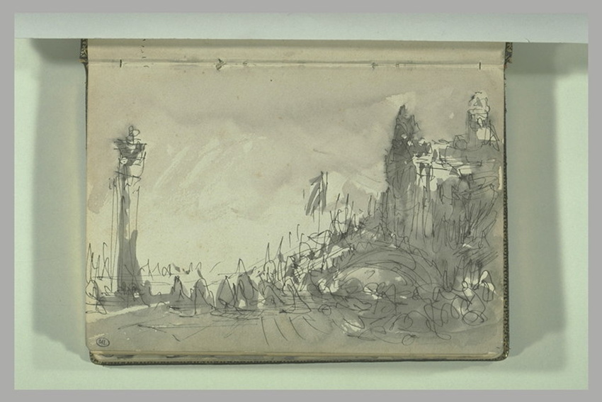 Paysage - Félix Ziem | Musée d'Orsay