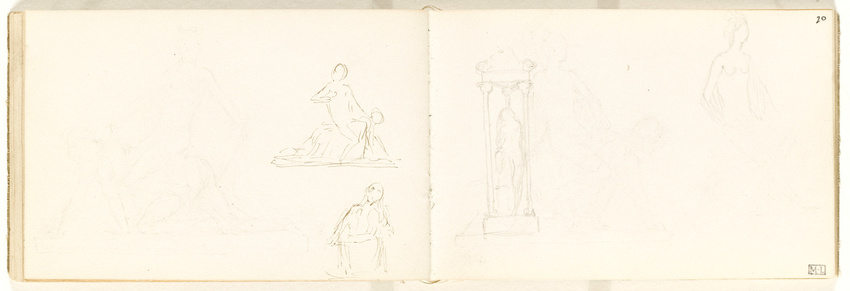L ger Croquis D une Femme Nue Cheval Sur Une Figure Quatre Pattes