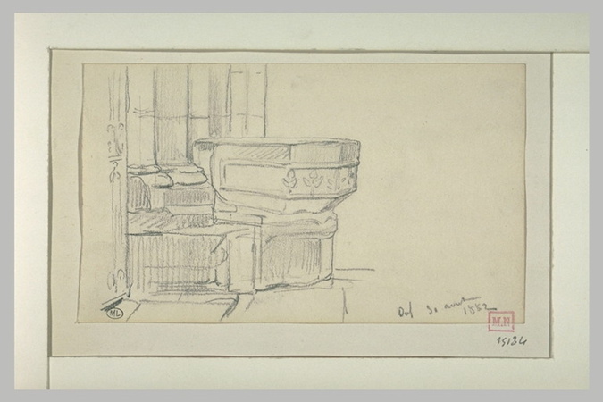 Intérieur d'une église - Félix Joseph Barrias | Musée d'Orsay