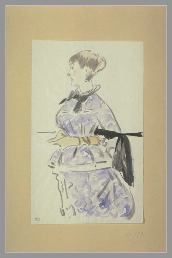 Portrait d'Isabelle Lemonnier - Edouard Manet | Musée d'Orsay