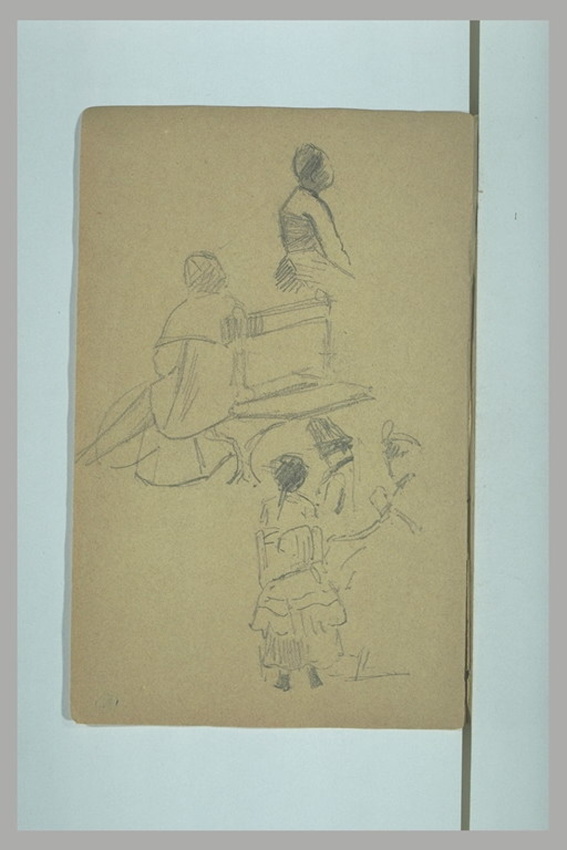 Etudes de personnages - Henri-Edmond Cross | Musée d'Orsay