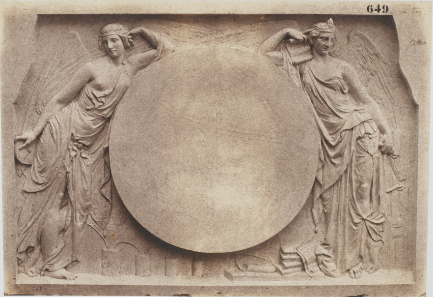 "La Télégraphie et l'Imprimerie", sculpture de Joseph Pollet, décor du ...