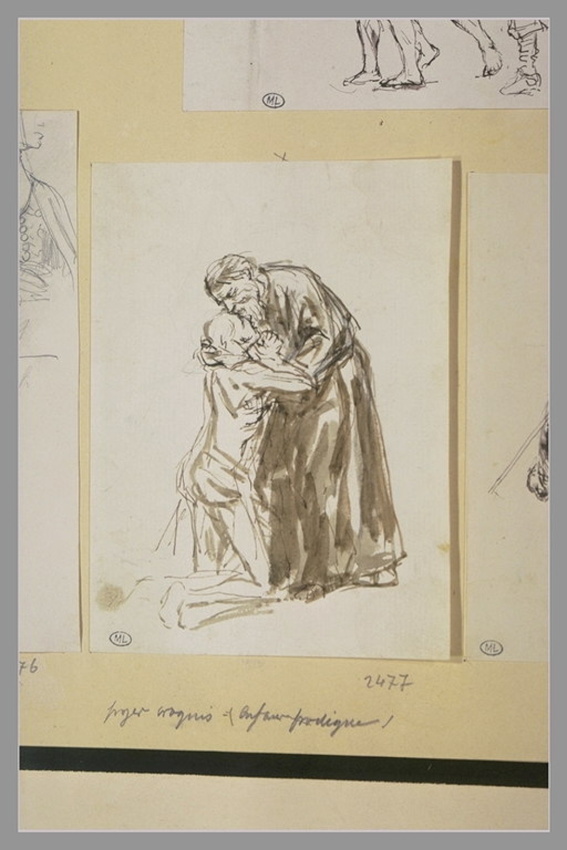 Le retour de l'Enfant prodigue - Ernest Meissonier | Musée d'Orsay