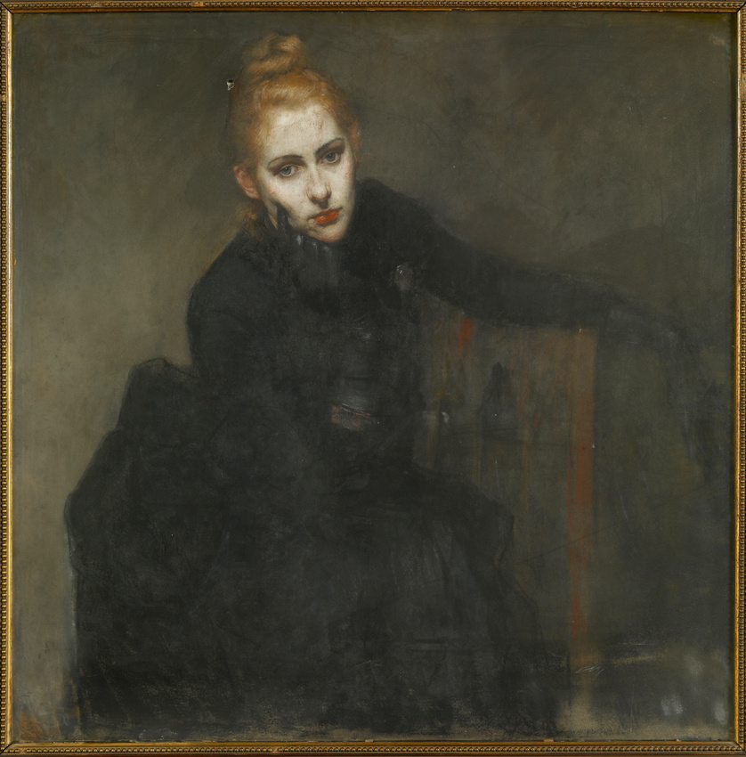 Portrait de Marie-Louise Revillet, dite Sarah Valanoff - Antonio de La ...