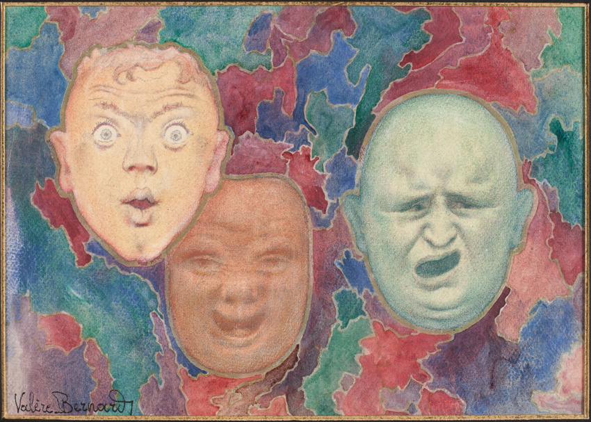Visages et masques - Valère Bernard | Musée d'Orsay