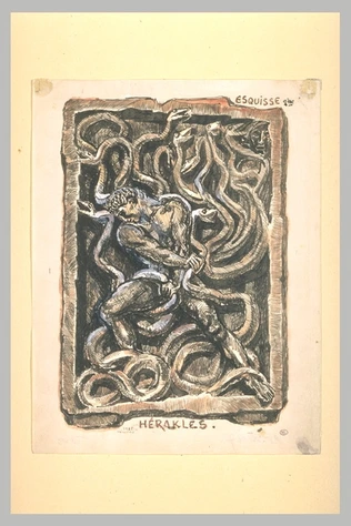 Hercule et l'hydre de Lerne - Antoine Bourdelle | Musée d'Orsay