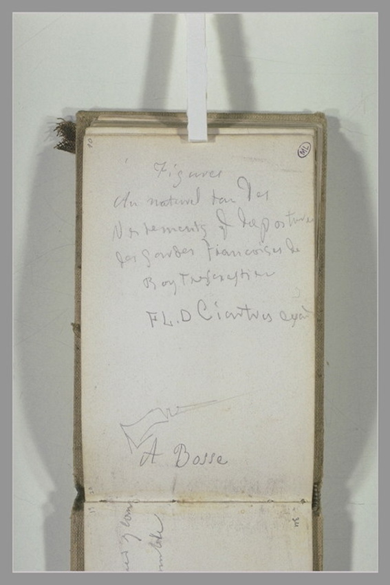 Annotations manuscrites - Mariano Fortuny y Marsal | Musée d'Orsay