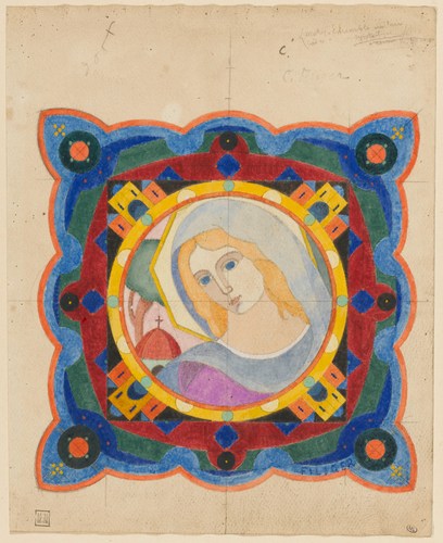 'Notations chromatiques' : tête de la Vierge - Charles Filiger | Musée ...