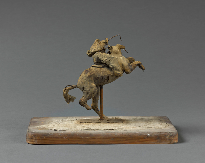 Cavalier sur un cheval cabré - Rembrandt Bugatti | Musée d'Orsay