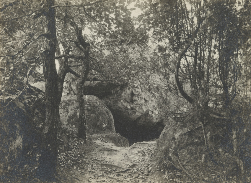 Chemin rocheux dans une forêt - Charles Augustin Lhermitte | Musée d'Orsay