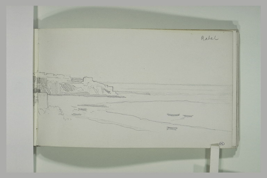 Vue de la ville de Rabat sur la mer - Emile René Ménard | Musée d'Orsay