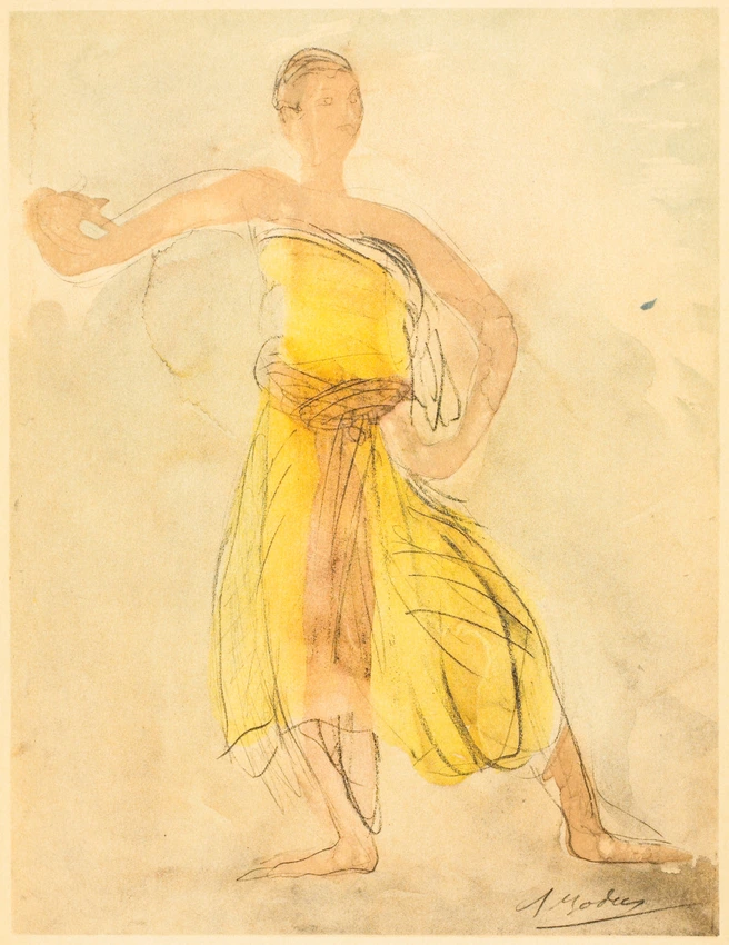 "Cambodian Dancer", by Auguste Rodin - Anonyme | Musée d'Orsay