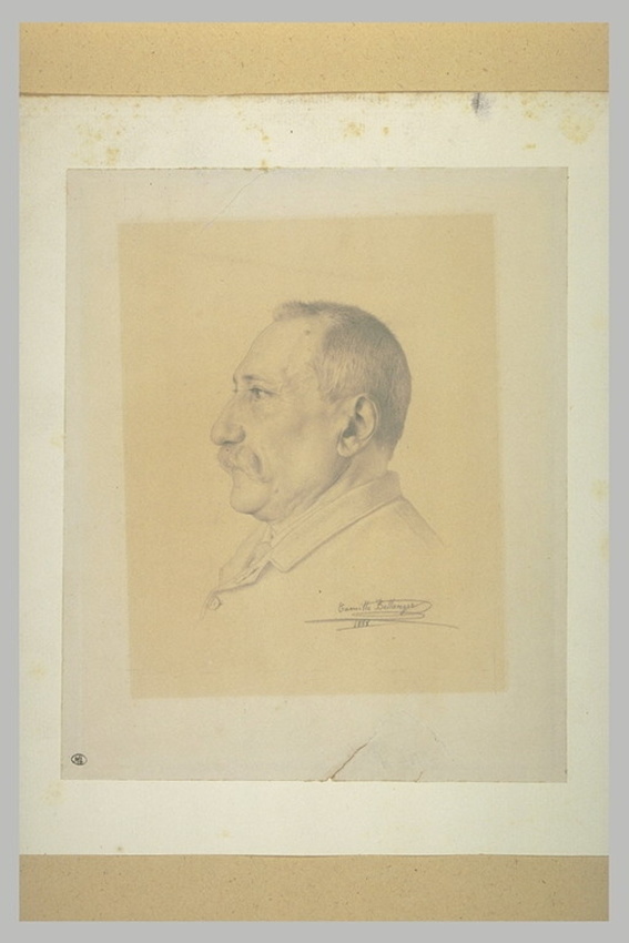 Portrait de Justin Bellanger, père de l'artiste - Camille Félix Bellanger | Musée d'Orsay