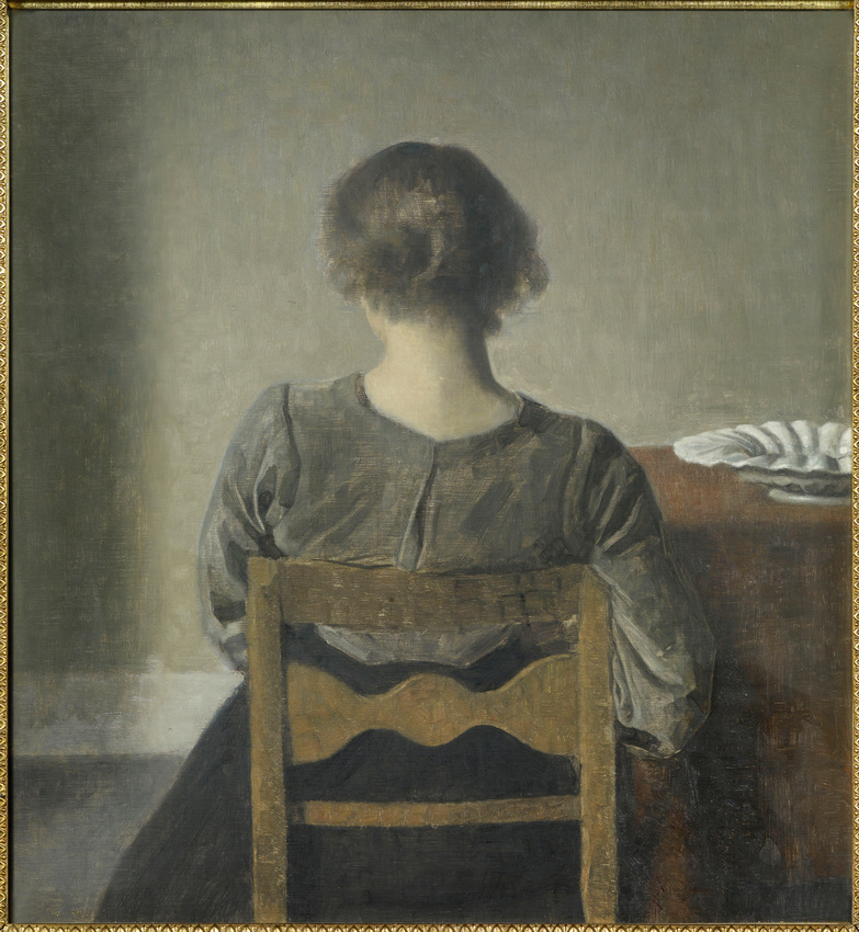 Hvile - Vilhelm Hammershoi | Musée d'Orsay