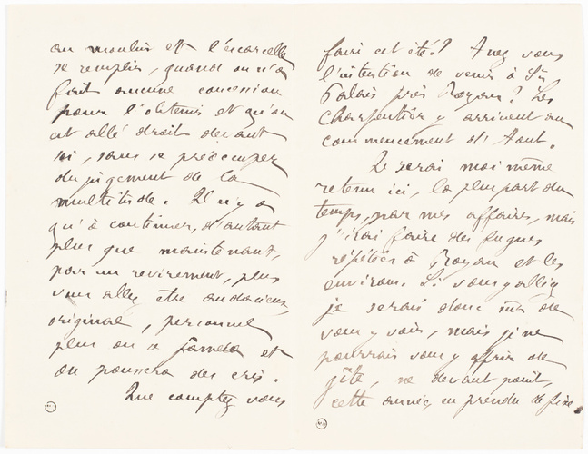 Lettre autographe signée de Théodore Duret à Claude Monet - Théodore ...