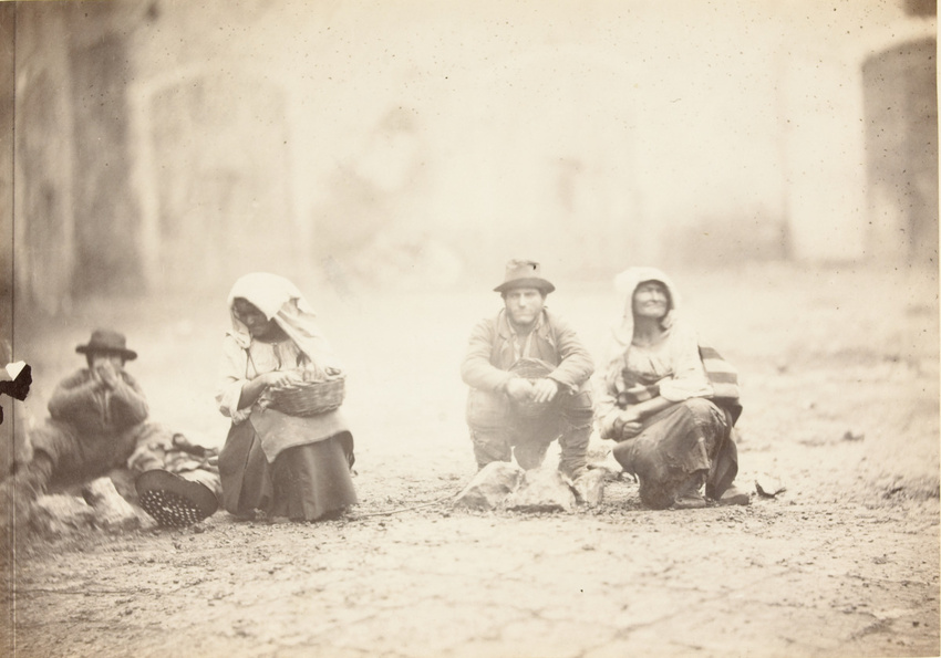 Paysans posant, San Germano - Edmond Lebel | Musée d'Orsay