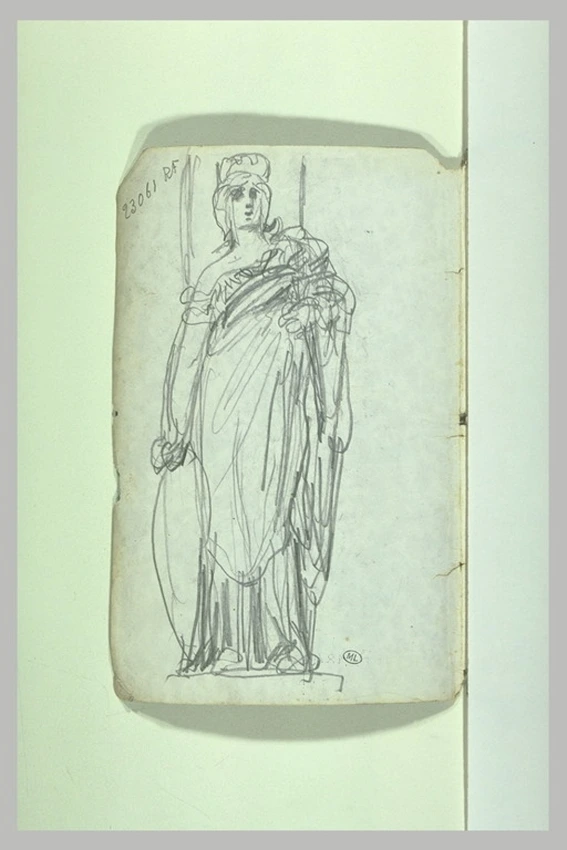 Sculpture d'une figure debout - Henri Chapu | Musée d'Orsay