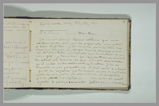 Notes manuscrites - Henri Chapu | Musée d'Orsay