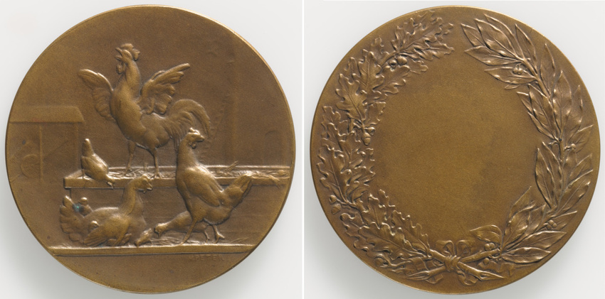 Coq et poules - Victor Peter | Musée d'Orsay