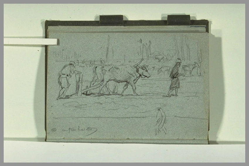 Scéne de labour - Léon Belly | Musée d'Orsay