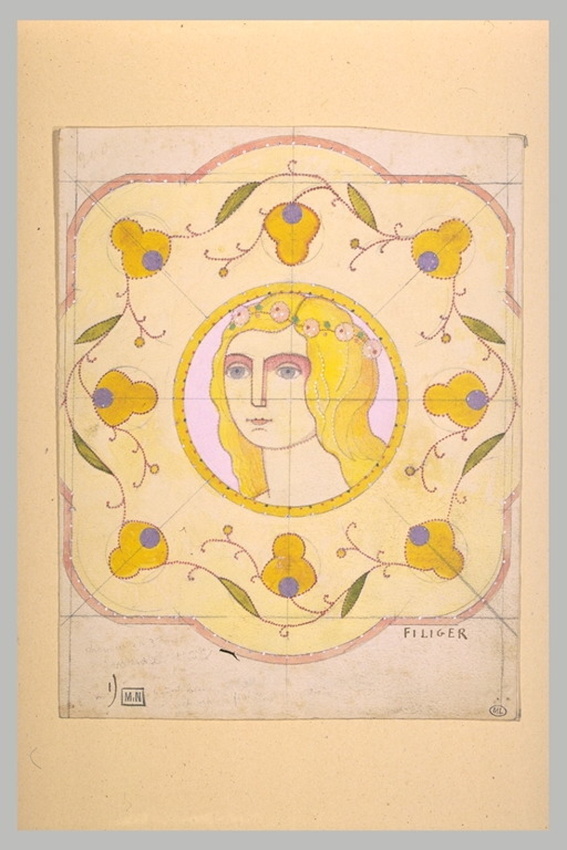 'Notations chromatiques' : Marcelle I - Charles Filiger | Musée d'Orsay