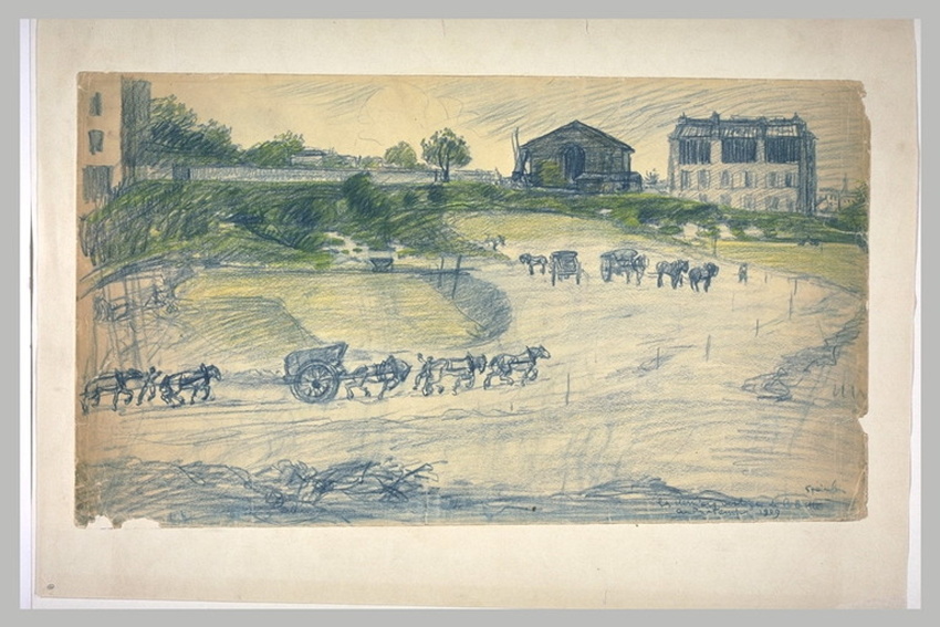 Mine sur la Butte - Théophile Alexandre Steinlen | Musée d'Orsay