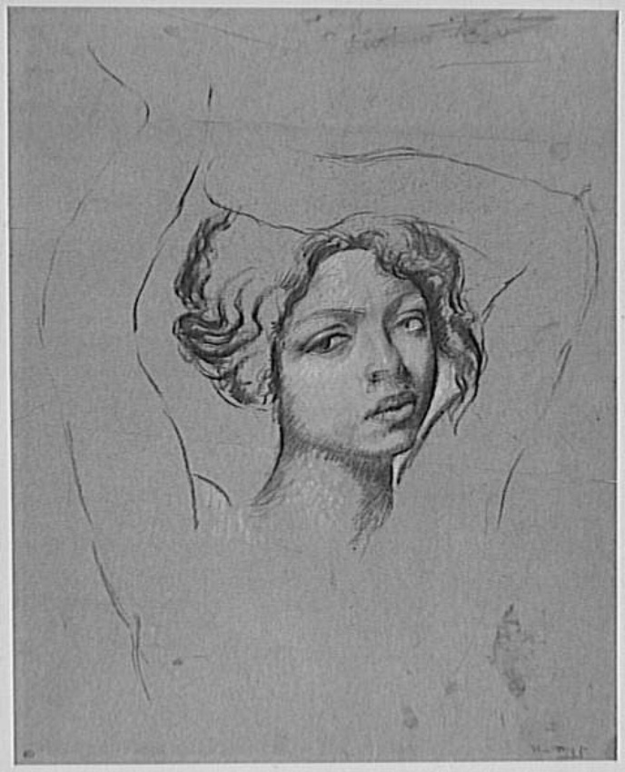 Tête de femme - René Piot | Musée d'Orsay