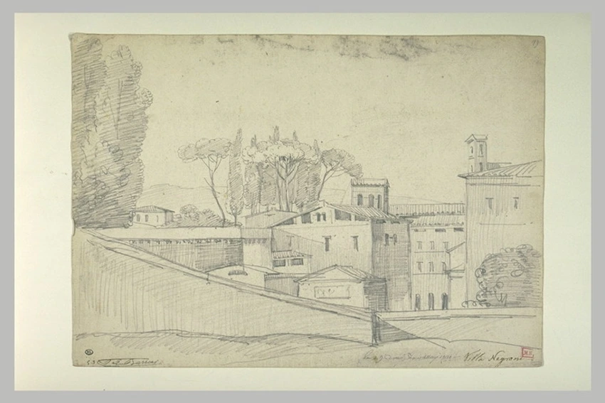 La Villa Negroni à Rome - Félix Joseph Barrias | Musée d'Orsay