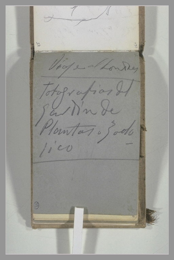 Annotations manuscrites - Mariano Fortuny y Marsal | Musée d'Orsay