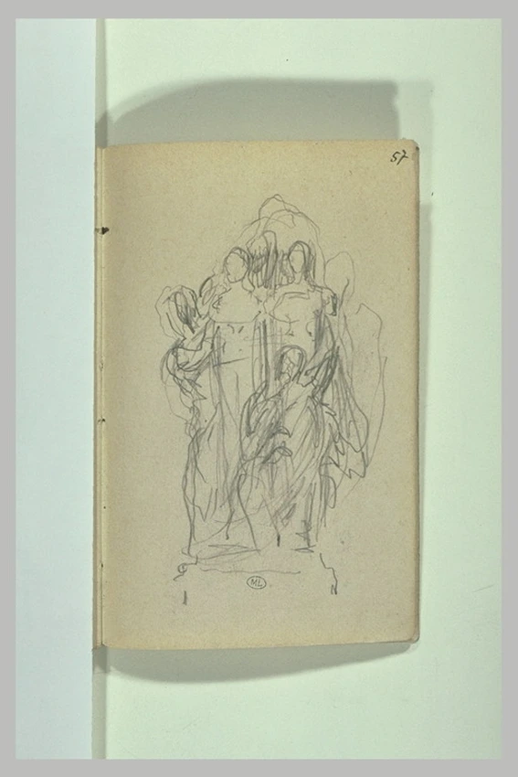 Groupe sculpté - Henri Chapu | Musée d'Orsay