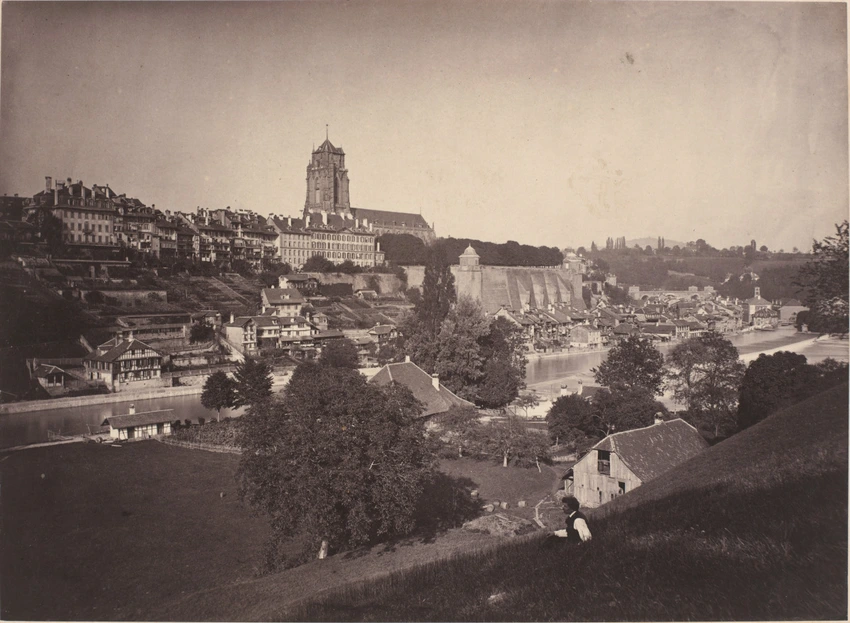 Berne, panorama et cathédrale - William England | Musée d'Orsay