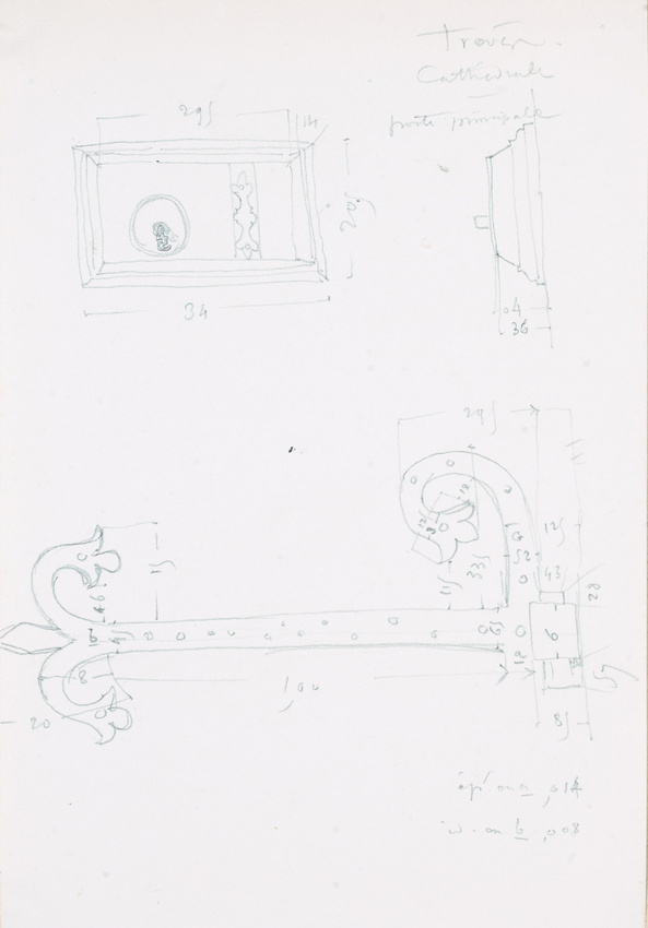 Trèves, cathédrale, porte principale - Victor Ruprich-Robert | Musée d ...