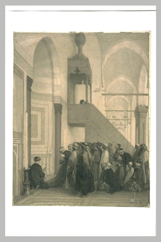 Entrée de la Mosquée - Alexandre Bida | Musée d'Orsay