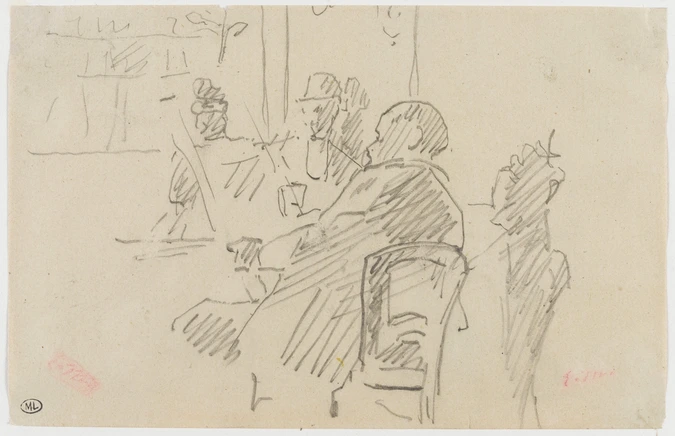 Quatre personnages au Café Concert - Edouard Manet | Musée d'Orsay