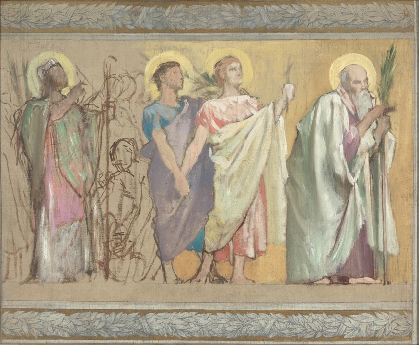 Procession de saints martyrs - Elie Delaunay | Musée d'Orsay