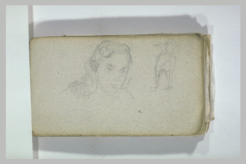 Croquis de personnages - Pierre Andrieu | Musée d'Orsay