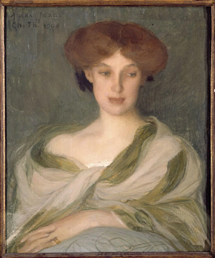 Portrait de femme - Edmond Aman-Jean | Musée d'Orsay