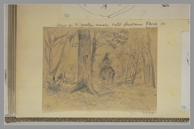 Paysage - Ernest Meissonier | Musée d'Orsay