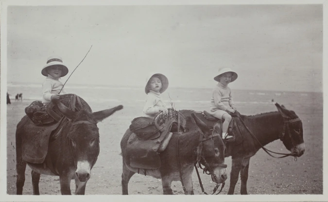 Jean-Jacques Journet, Claude et Antoine Menier à Houlgate - Anonyme ...