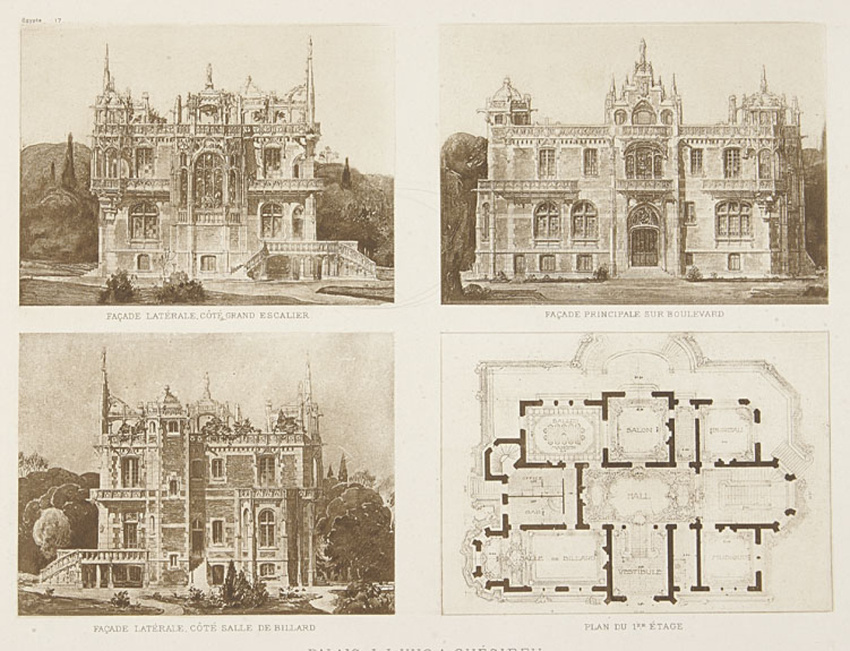 Palais J.J. Hug à Gésireh - Raoul Brandon | Musée d'Orsay