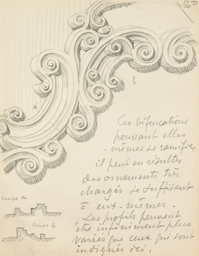Volutes et moulures - Eugène Grasset | Musée d'Orsay
