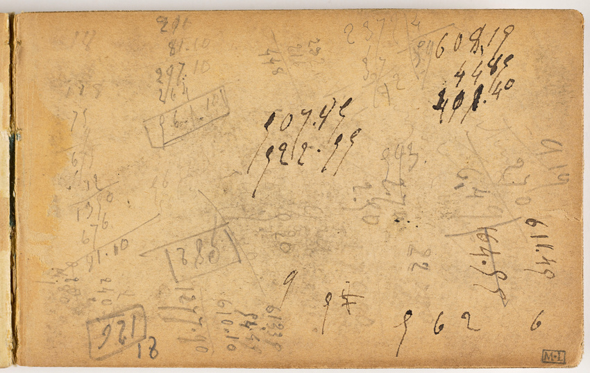 Annotations manuscrites - Aimé Jules Dalou | Musée d'Orsay